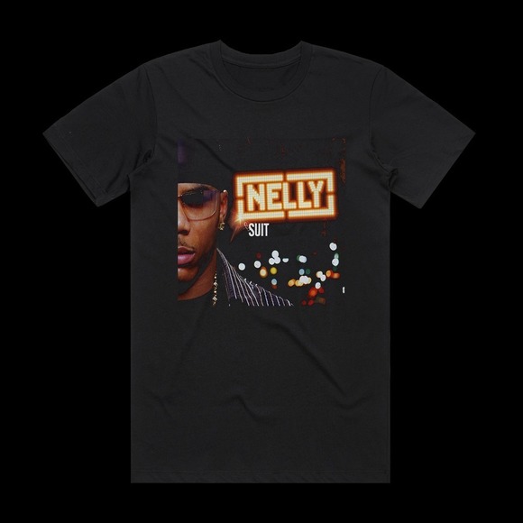 Tops | Nelly Suit Album Cover Tshirt Black Album Cover Tshirts | Poshmark